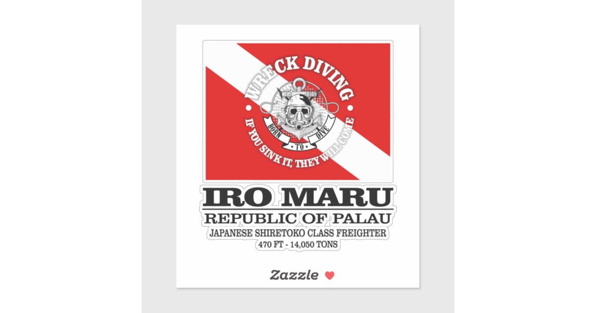Iro Maru (best wrecks) Sticker | Zazzle