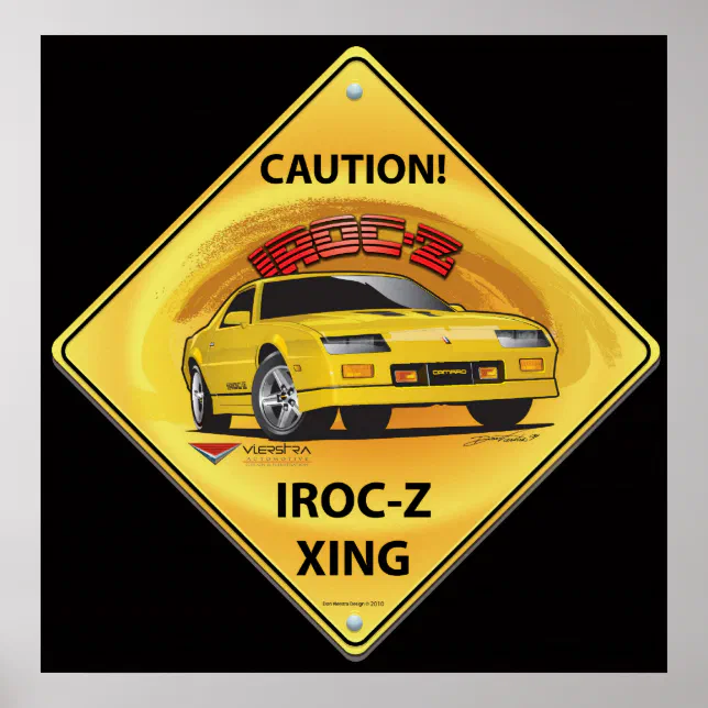 IROC84-2Black Poster | Zazzle