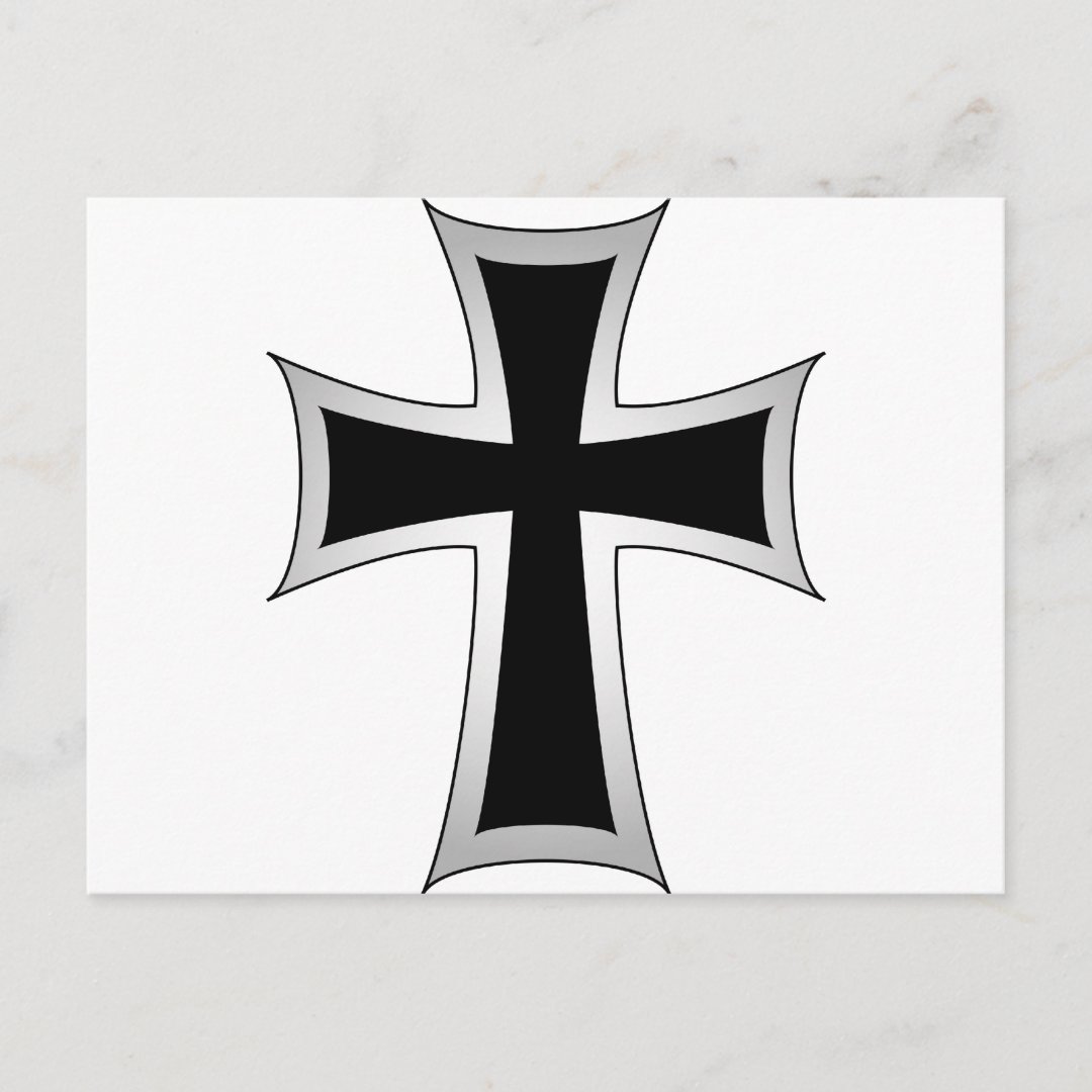 Iron Cross Teutonic Order Postcard | Zazzle