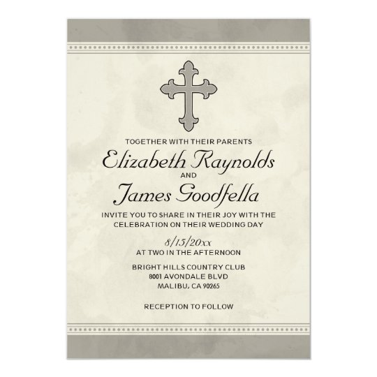 Iron Cross Wedding Invitations | Zazzle.com