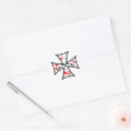 Iron Cross with Skulls Classic Round Sticker | Zazzle
