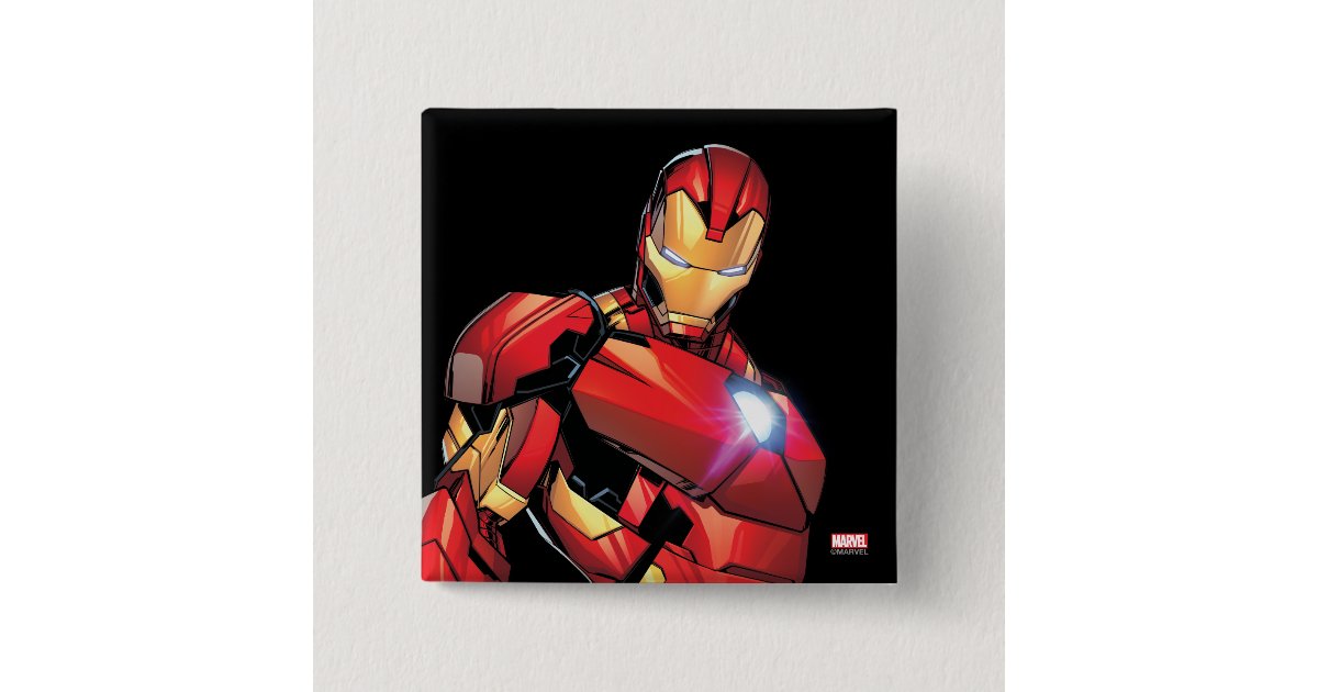 Iron Man Assemble Button | Zazzle