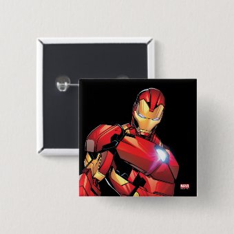 Iron Man Assemble Button | Zazzle
