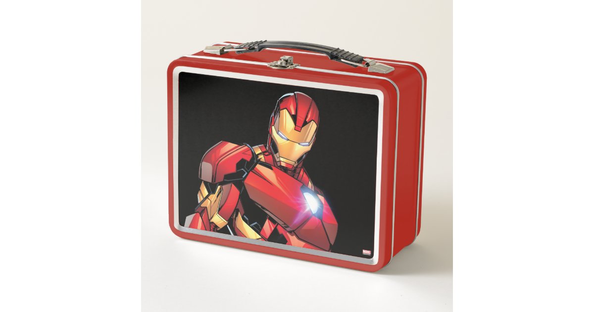 Iron Man Assemble Metal Lunch Box | Zazzle
