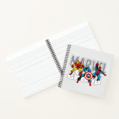 Iron Man, Captain America, Spider-Man Comics Group Notebook | Zazzle