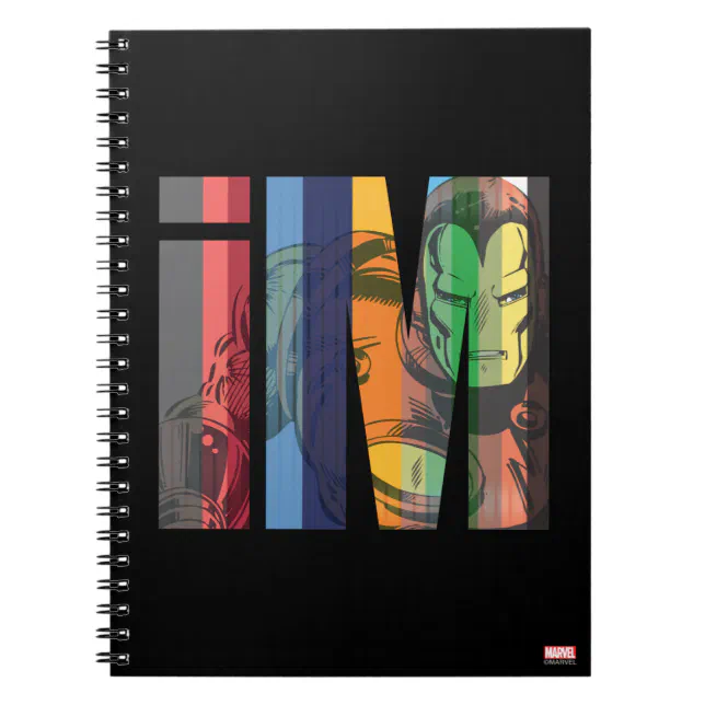 Iron Man iM Character Graphic Notebook | Zazzle