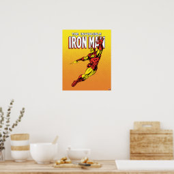 Iron Man Repulsor Blast Poster | Zazzle