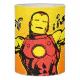 Iron Man Retro Breaking Chains Flameless Candle | Zazzle