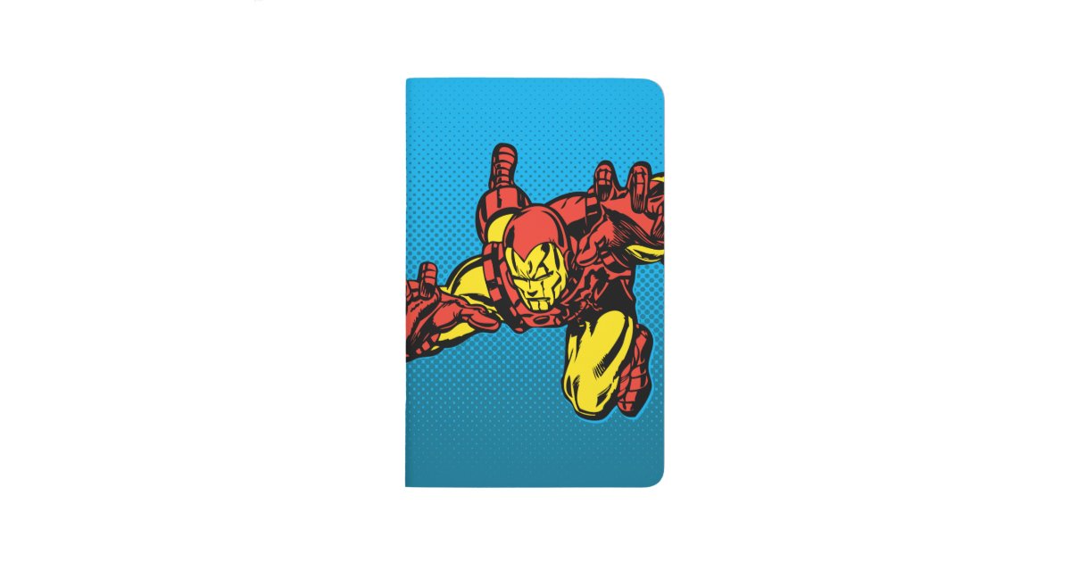 Iron Man Retro Grab Journal | Zazzle