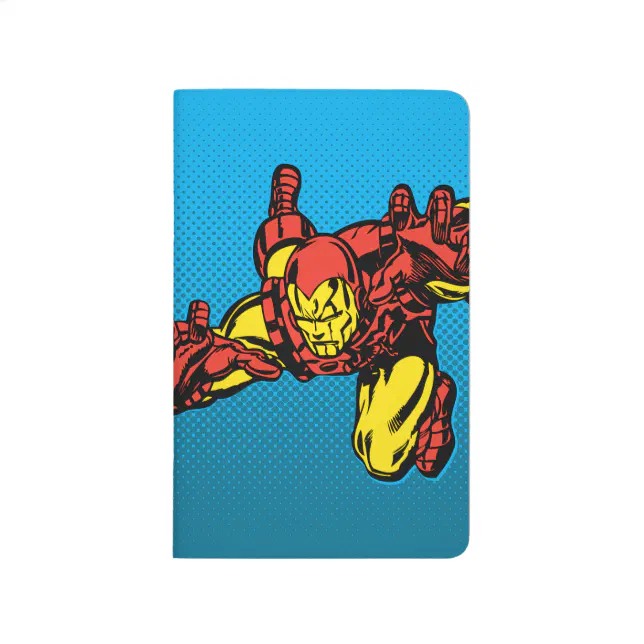 Iron Man Retro Grab Journal | Zazzle