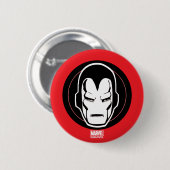 Iron Man Retro Icon Pinback Button | Zazzle