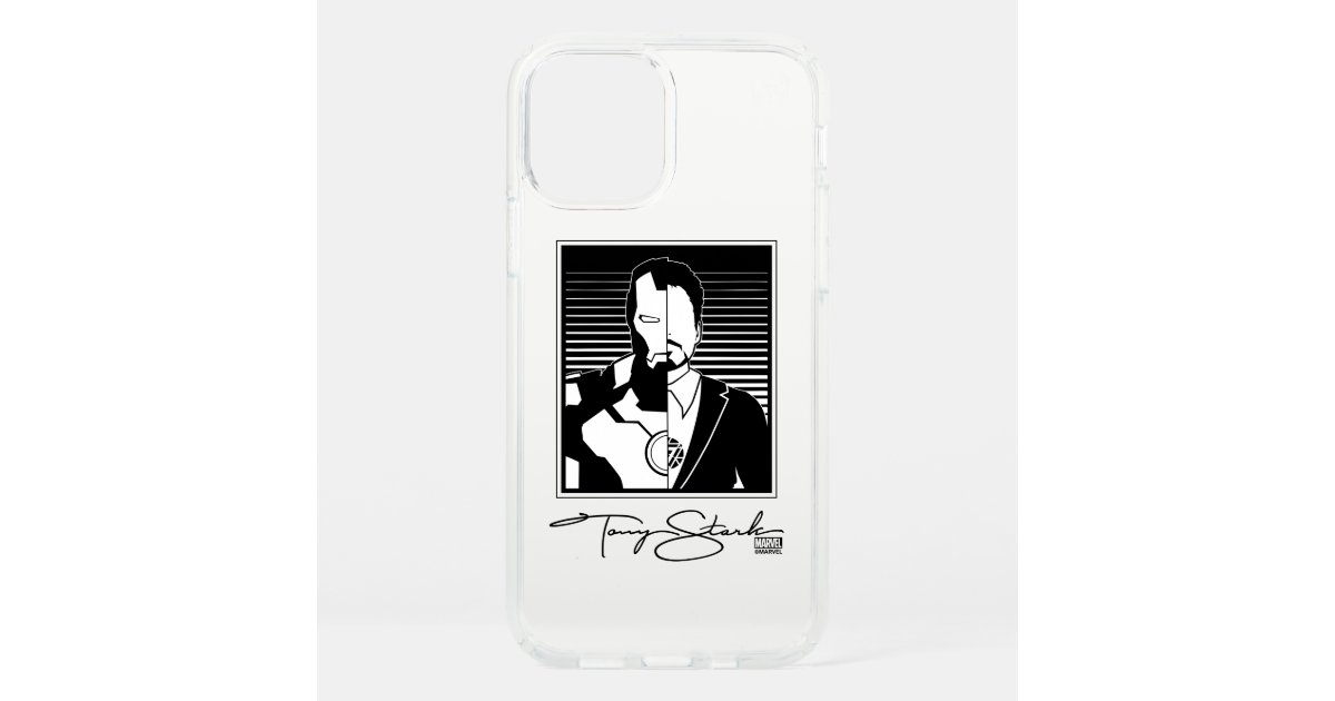 Iron Man Tony Stark Signature Icon Speck iPhone 12 Case | Zazzle