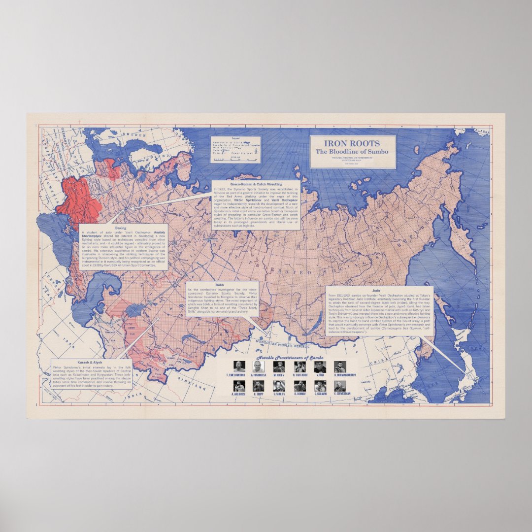 Iron Roots: The Bloodline of Sambo Poster | Zazzle