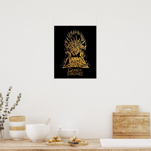 Iron Throne Icon Poster | Zazzle