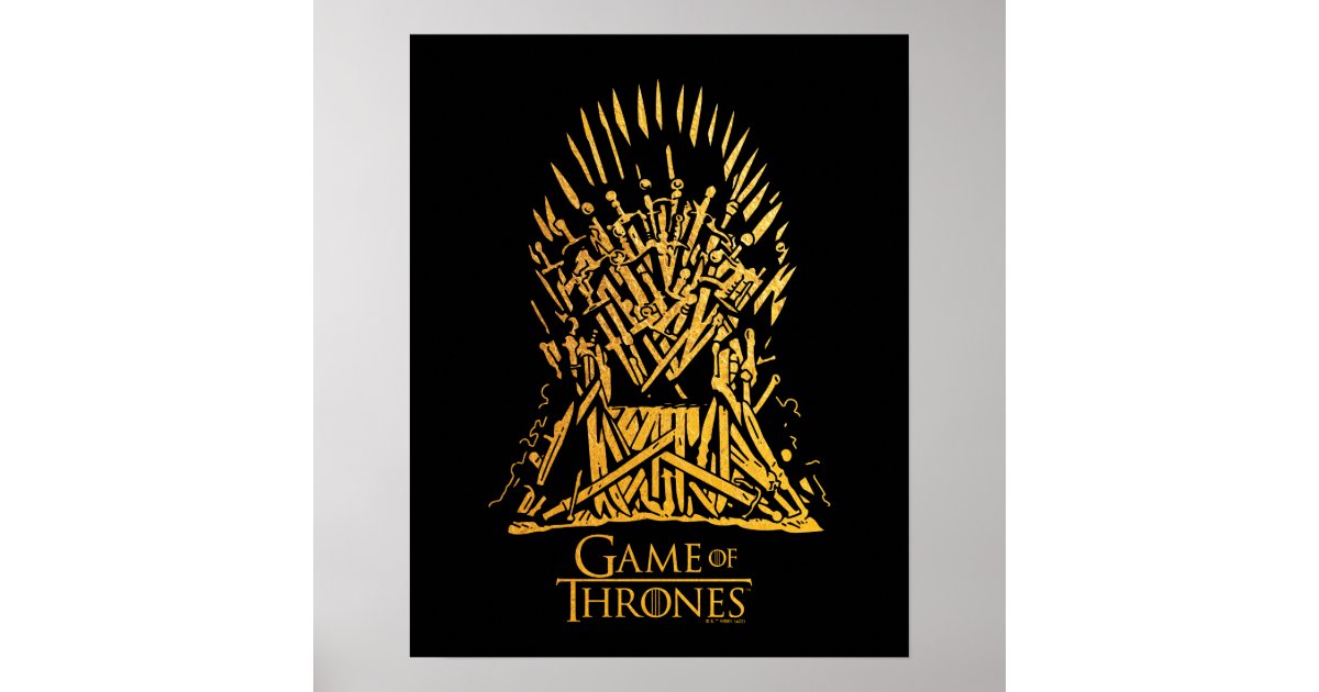 Iron Throne Icon Poster | Zazzle