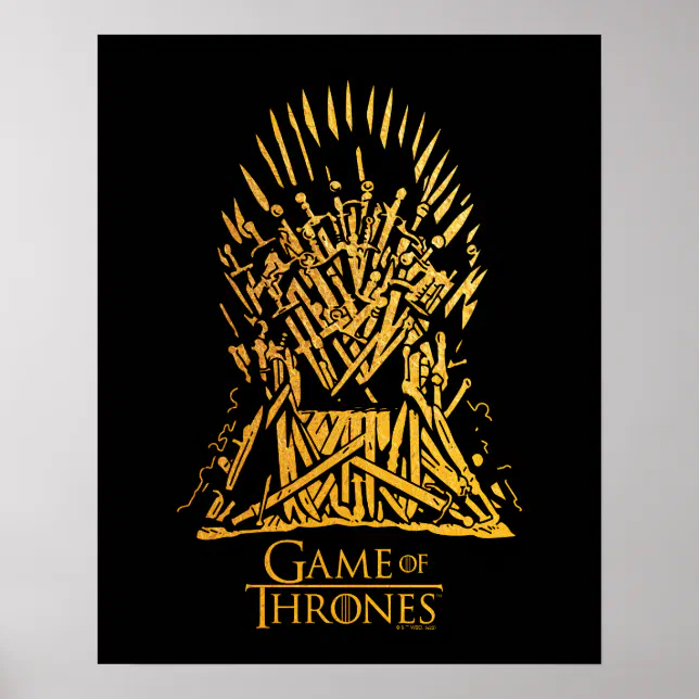 Iron Throne Icon Poster | Zazzle