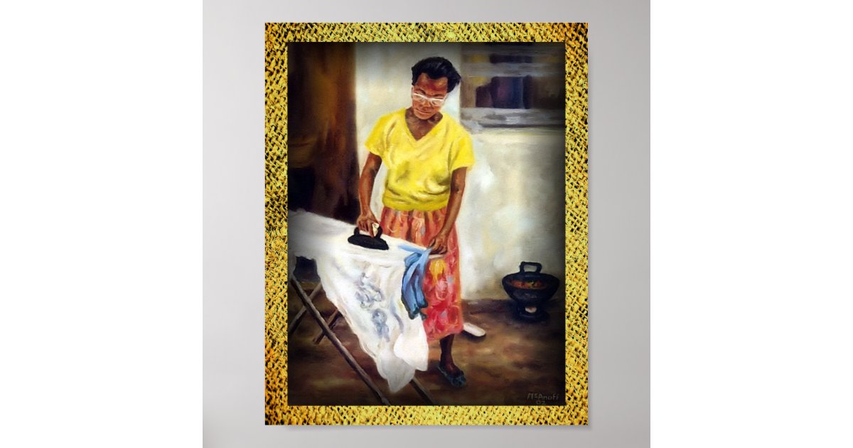 'Ironing Day' Poster | Zazzle