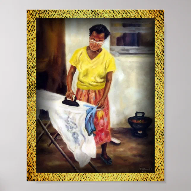 'Ironing Day' Poster | Zazzle