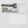 Ironworker Business Card | Zazzle