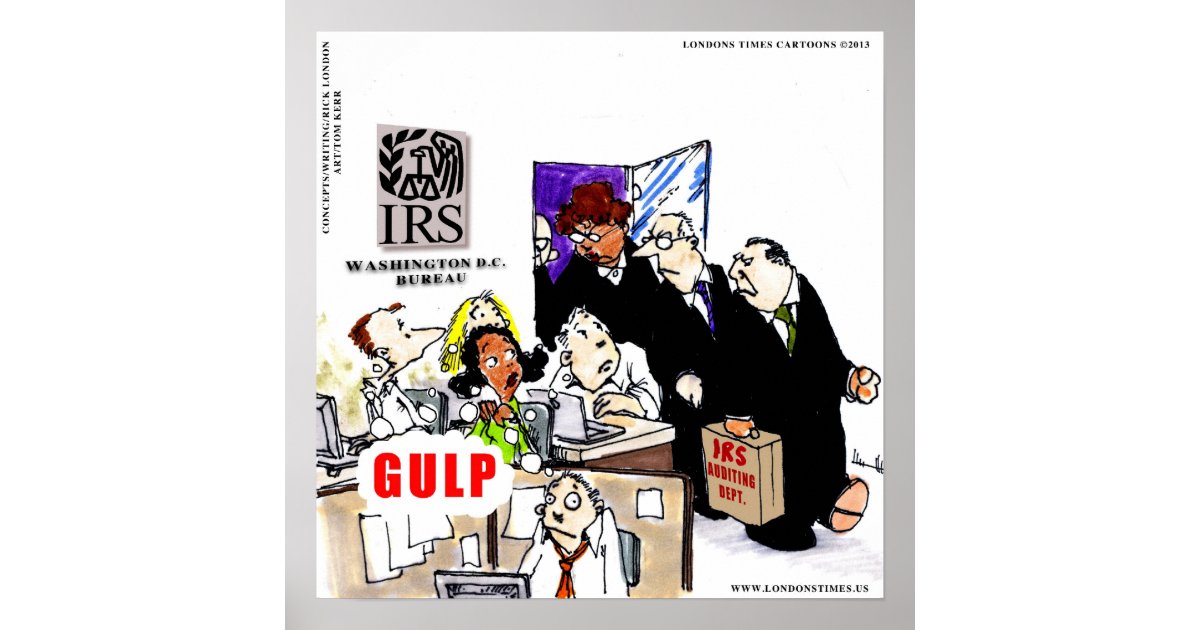 IRS Audits IRS Funny Poster | Zazzle