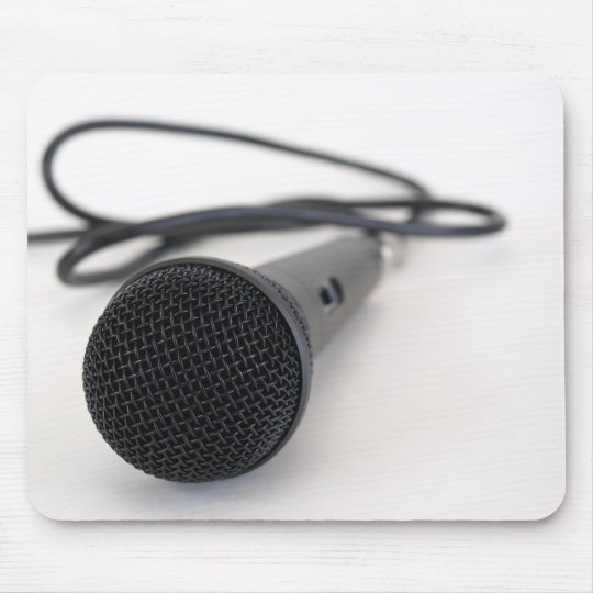 Is this thing on? Studio Mic Mouse Pad | Zazzle.com