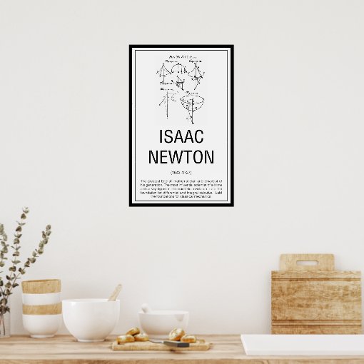 Isaac Newton Poster | Zazzle