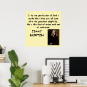 isaac newton poster | Zazzle