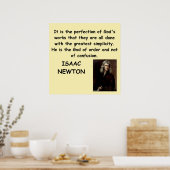 isaac newton poster | Zazzle