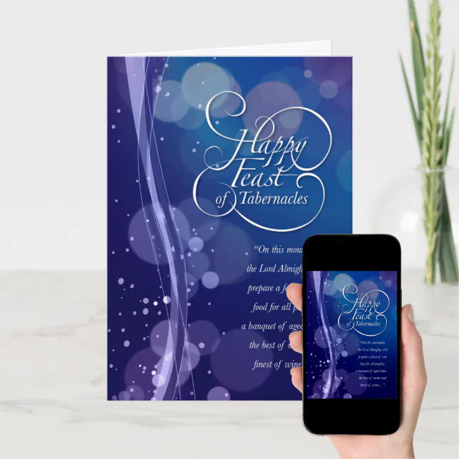 Isaiah 25:6-8 Feast Card | Zazzle