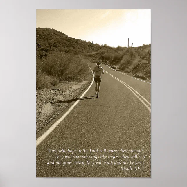 Isaiah 40:31 poster | Zazzle