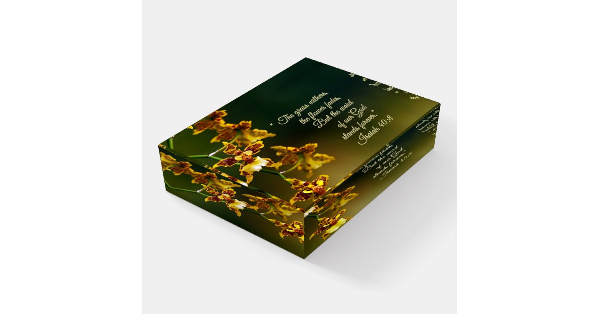 Isaiah 40:8 Inspirational Paperweight | Zazzle