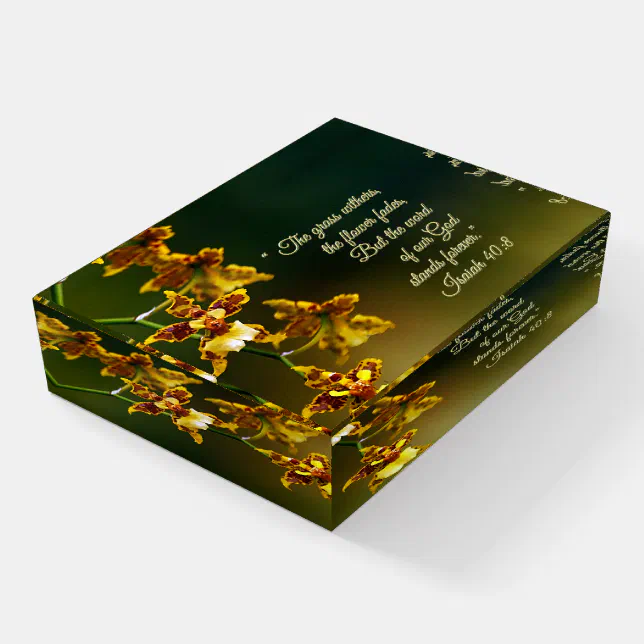 Isaiah 40:8 Inspirational Paperweight | Zazzle