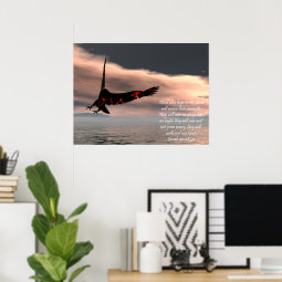 Isaiah 40 Bible Verse Poster | Zazzle