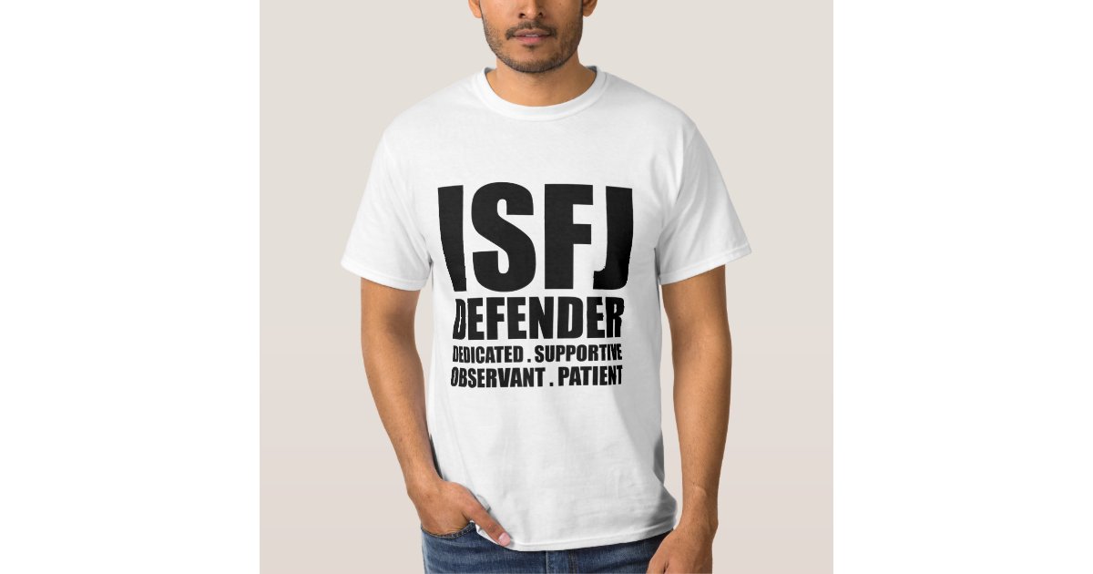 ISFJ Defender Introvert T Shirt | Zazzle