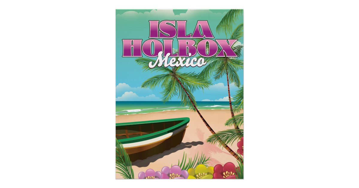 Isla Holbox Mexico Poster | Zazzle