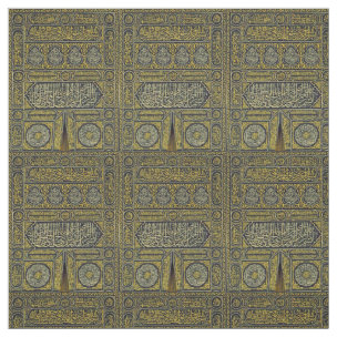 Islam Islamic Muslim Arabic Calligraphy Hajj Kaaba Fabric | Zazzle