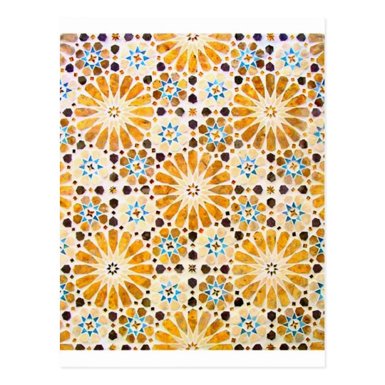 islamic art patterns 13 postcard | Zazzle.com