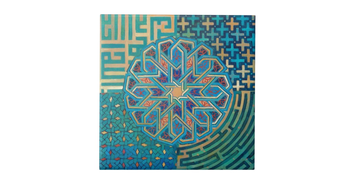 Islamic Design Tile | Zazzle