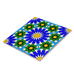 Islamic geometric pattern tile | Zazzle