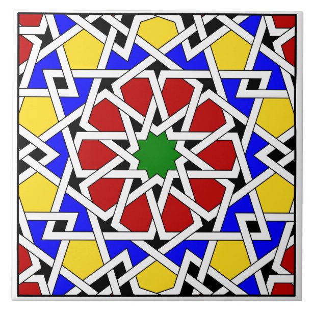 Arabic Decorative Ceramic Tiles | Zazzle
