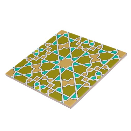 Islamic geometric pattern tile | Zazzle