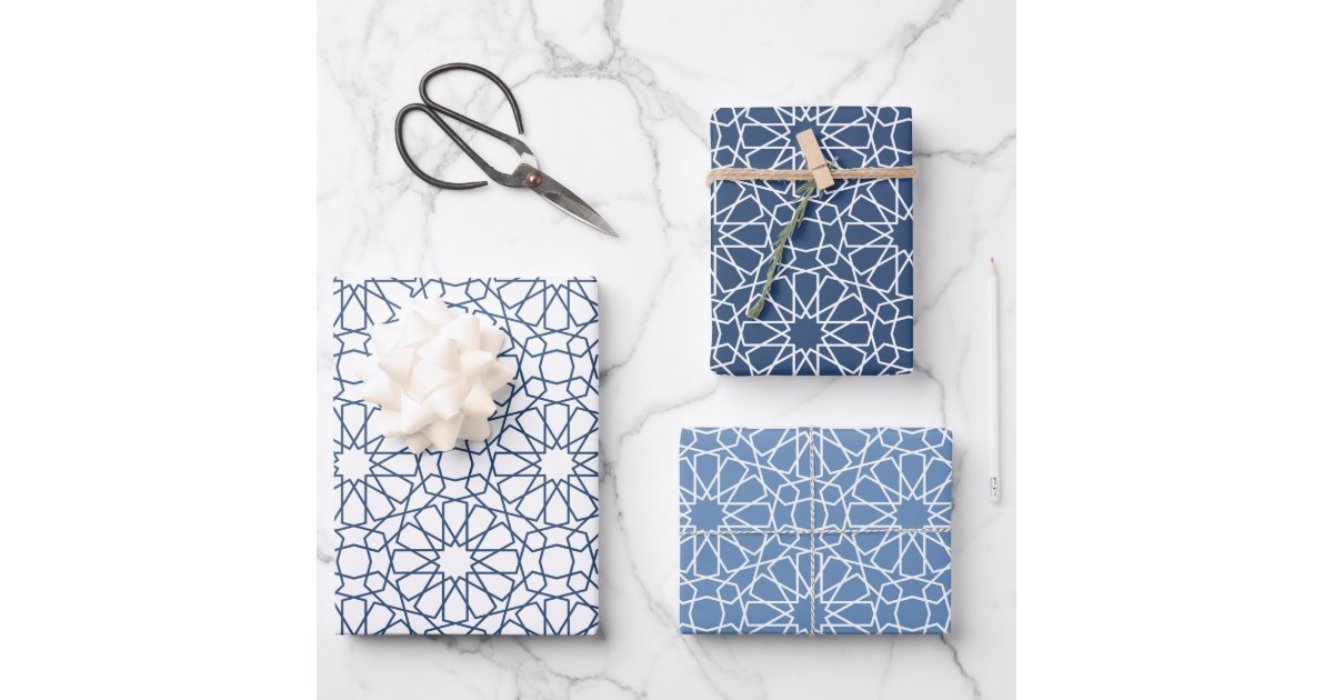 Islamic Geometric Patterns Gift Wrapping Paper | Zazzle