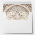 Islamic Lace-Effect Wedding Envelope | Zazzle