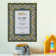 Islamic Muslim Navy Blue Welcome Sign Wedding | Zazzle