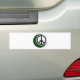 Islamic Muslim Symbol with Peace Sign Bumper Sticker | Zazzle