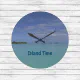 Island Time Tropical Beach Clock | Zazzle