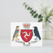 Isle of Man Coat of Arms - Manx Emblem Postcard | Zazzle