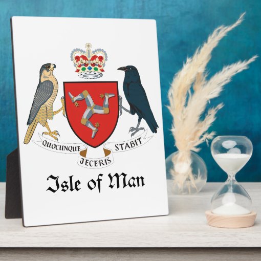 ISLE OF MAN - emblem/flag/symbol/coat of arms Plaque | Zazzle