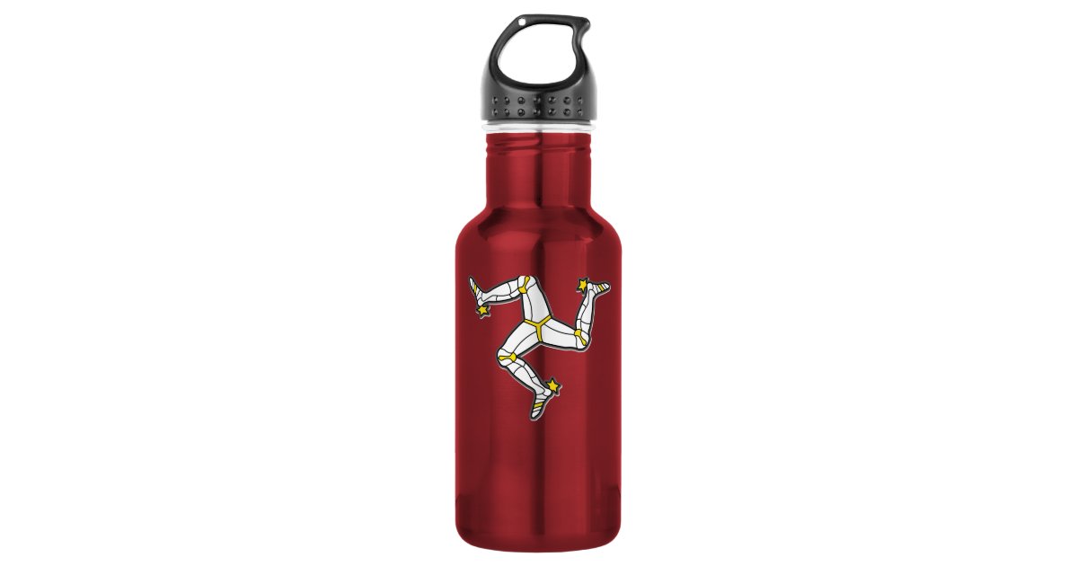 Isle Of Man Manx Flag 3 Legs Of Man Triskelion Stainless Steel Water ...