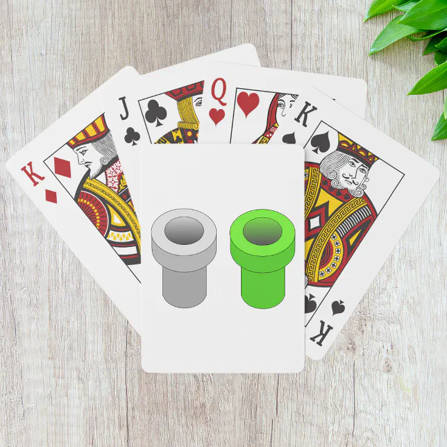 Isometric Pipes Playing Cards | Zazzle